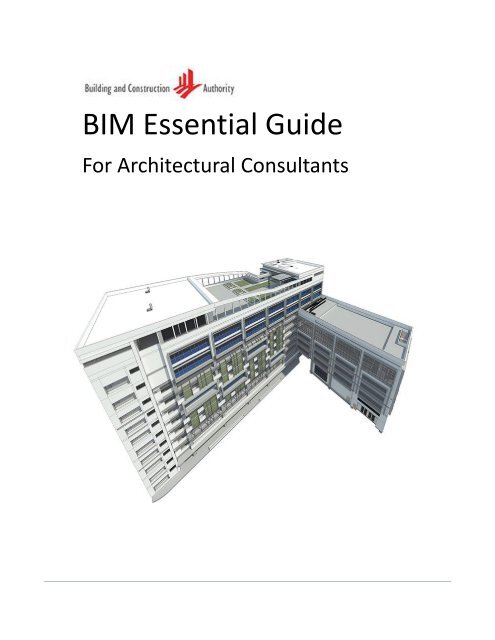 BIM Essential Guide â For Architectural Consultants - Corenet