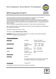 WEVO-Casting Resin PU 552 FL - Lindberg & Lund AS