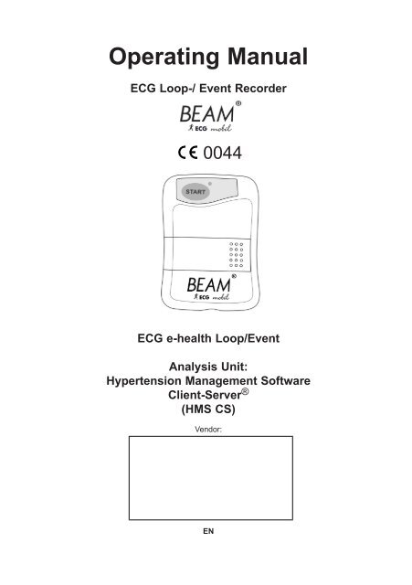 Operating Manual - Promed