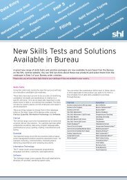 example report - SHL Central