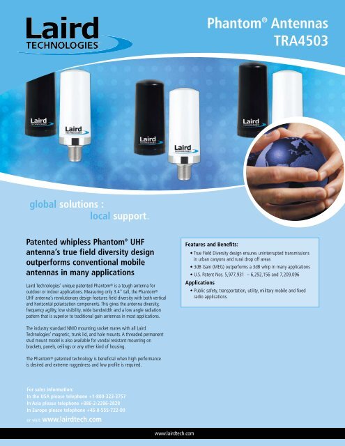 PhantomÂ® Antennas TRA4503