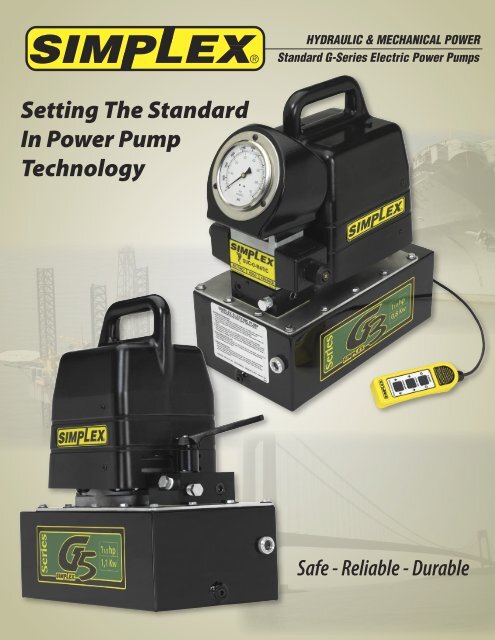 Pump Technology At A Glance SERIES - Simplex