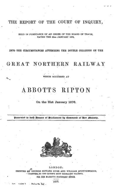 ABBOTTS. RIPTON '. - The Railways Archive