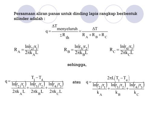 Persamaan aliran panas un