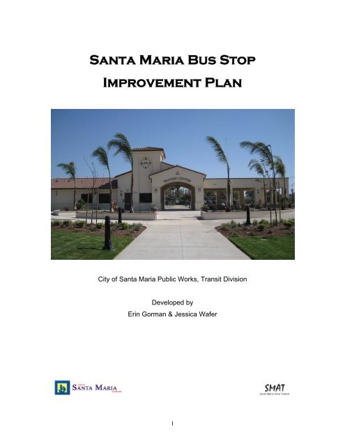 Santa Maria Bus Stop Improvement Plan