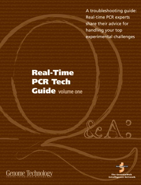 AAA Real-Time PCR Tech Guide - TATAA Biocenter