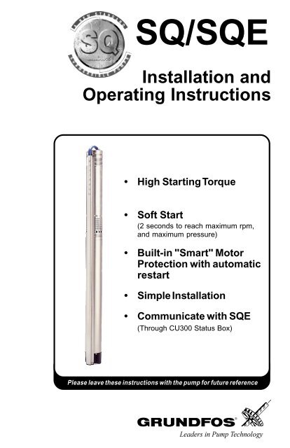 Pump Manual - Field Environmental Instruments