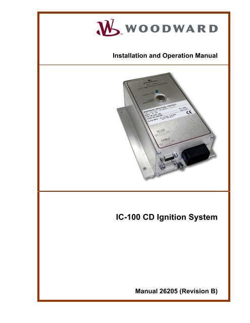 IC-100 CD Ignition System