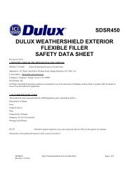 sds402 dulux trade weathershield exterior undercoat safety data sheet