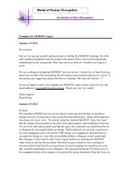 Single observation MOHOST