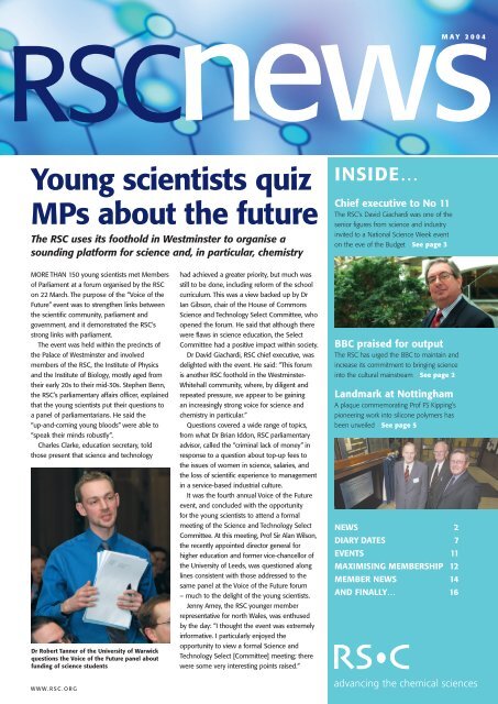 NEWS - Royal Society of Chemistry