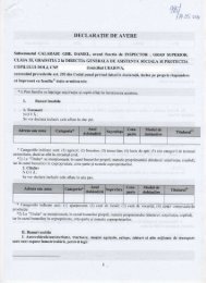 Cerere - Acord Minor - DGASPC Dolj