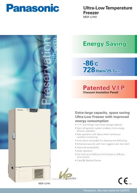 MDF-U74V - Panasonic Biomedical
