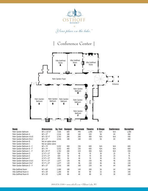 Floor Plans - Osthoff Meetings and Conferences