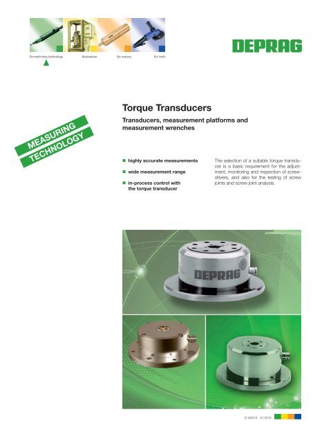 Torque Transducers - deprag