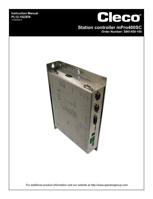 Station controller mPro400SC - Apex Tool