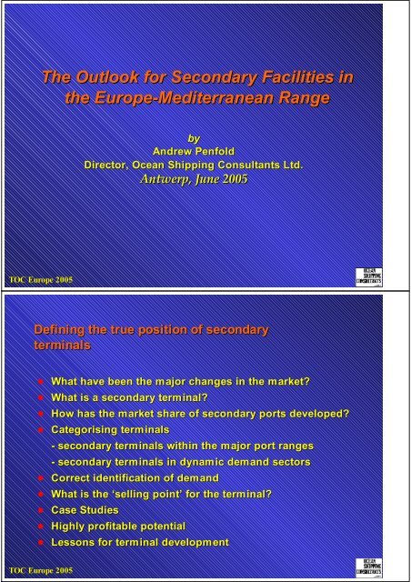 What is a secondary terminal?