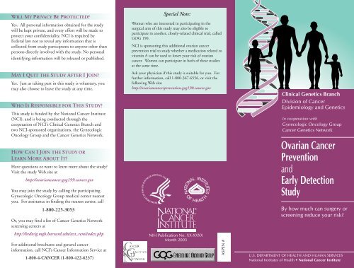 All Cancers Pamphlet