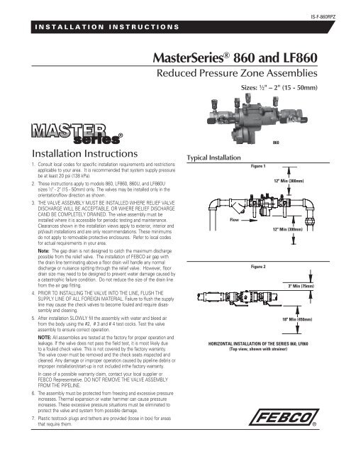 Febco Watts 860 860U Reduced Pressure Irrigation Direct, 58% OFF
