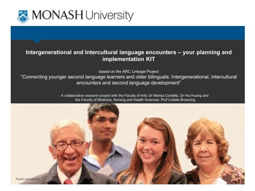 Intergenerational and Intercultural language encounters