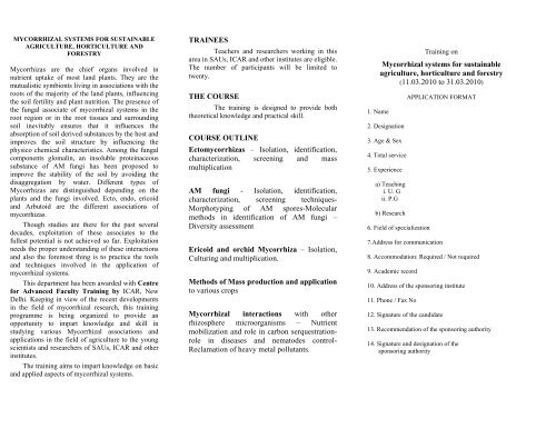 Isolation, identification, characterization, screening and ... - TNAU Isolation, identification, characterization, screening and ... - TNAU
