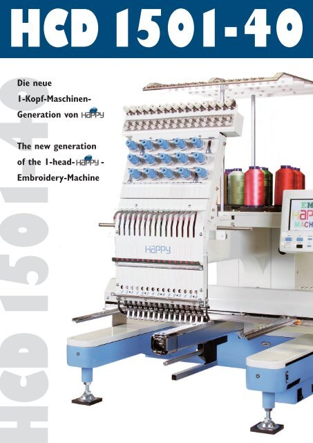 HCD 15 01-4 0 - Stickmaschine von HOKO, Happy Stickmaschinen
