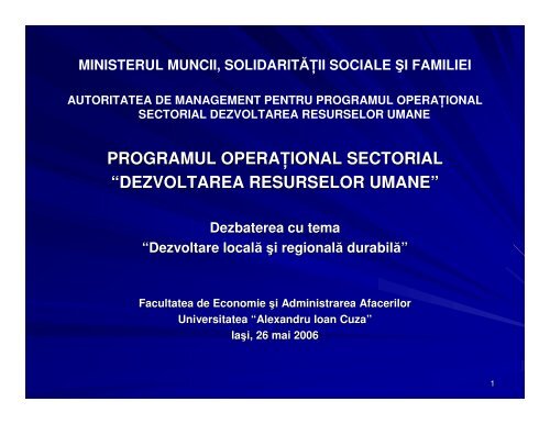 dezvoltarea resurselor umane - CSN Meridian