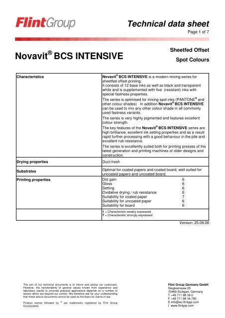Novavit BCS INTENSIVE