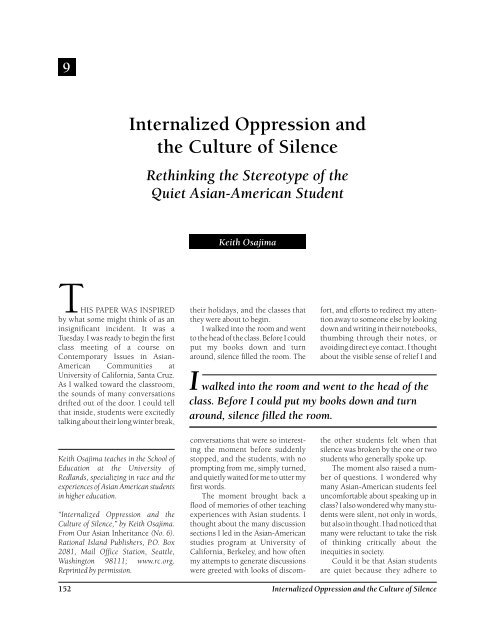 Chapter IV_ 9_ internalized oppression and the culture of silence FEC2