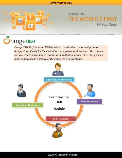 Performance 360 Module - OrangeHRM