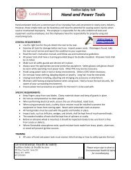 toolbox talk template - Environmental Health & Safety