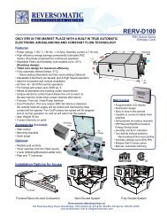 standard wall boxes - Reversomatic