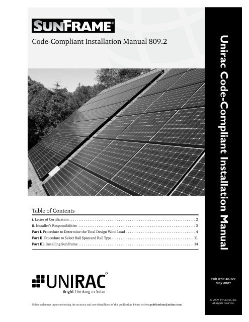 SunFrame Install Manual