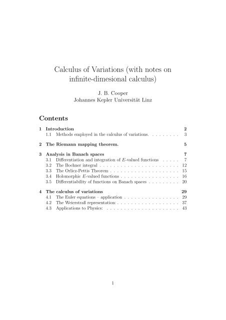 Variational Calculus Download Topics In Differential Geometry And Calculus Of ...
