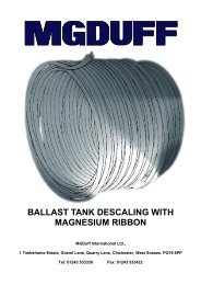 Zinc Hull Anodes - MGDUFF