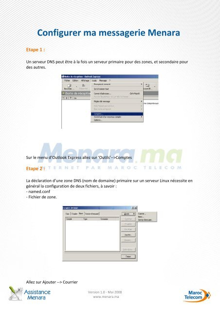 Maroc Telecom Messagerie _ Centre D’Appel Maroc Telecom – IDSQ