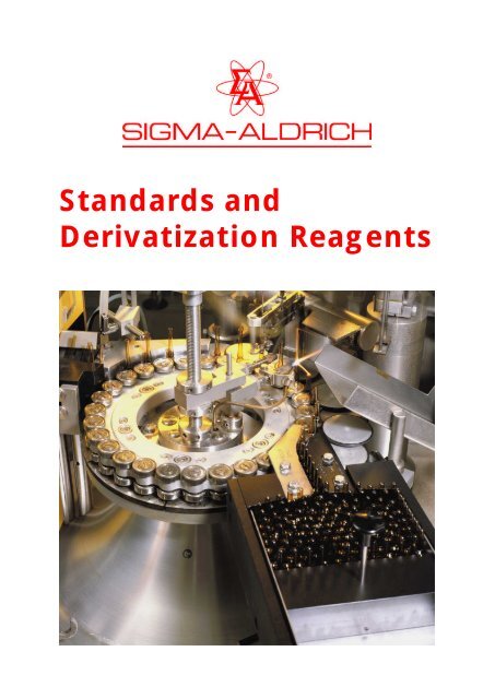 Standards and Derivatization Reagents - Sigma-Aldrich