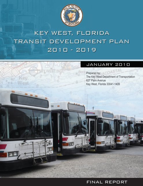 Key West Transit Development Plan 2010 - KeyWestCity.com