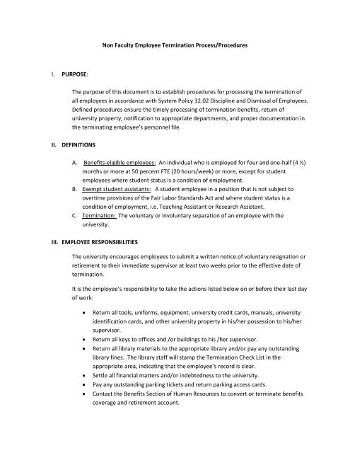 non-faculty-employee-termination-process-procedures-i