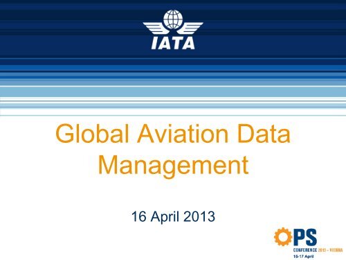 Global Aviation Data Management