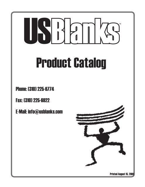 US Blanks Product Catalog - Foam E-Z