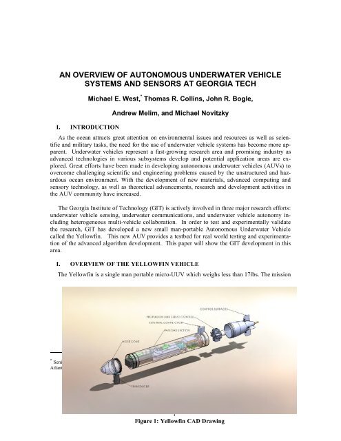Yellowfin AUV - AUVAC