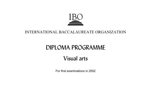 IB Visual Arts Guide