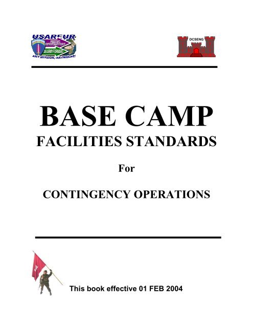 base camp standards - US Army in Europe