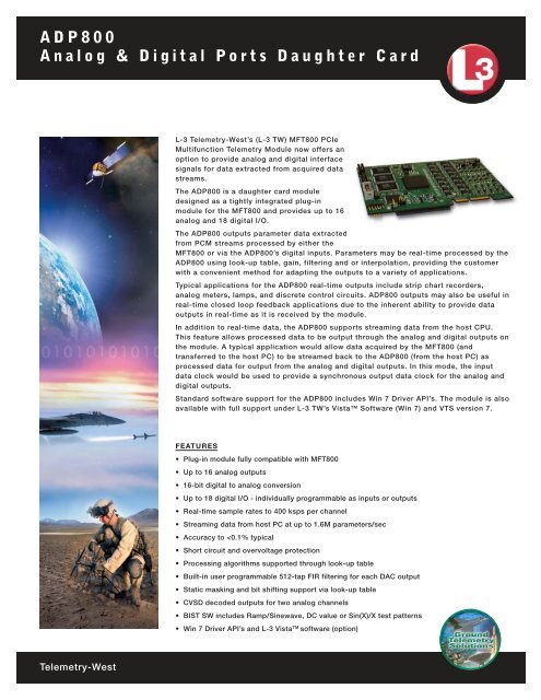 View / Download Data Sheet - L-3 Communications