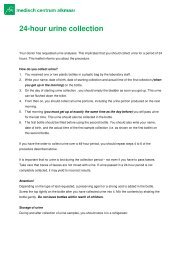 Patient Instructions for 24-Hour Urine Collection.fm - Mayo Medical ...