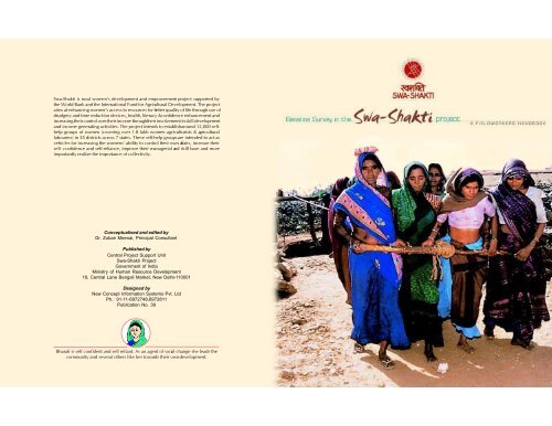 Baseline Survey in the Swa-Shakti Project - Vanbandhu Kalyan ...