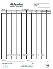 Squash BC Score Sheet