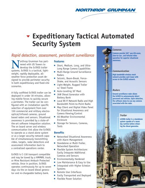 t Expeditionary Tactical Automated Security System - Northrop ...