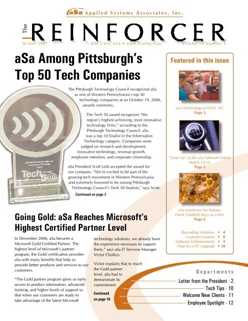 2007 Winter - aSa Rebar Software